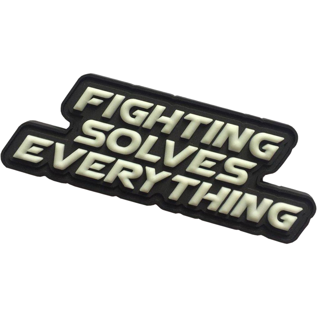Fighting Solves Everything Patch – Student of the Gun Gear Store