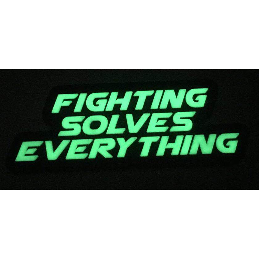 Fighting Solves Everything Patch – Student of the Gun Gear Store